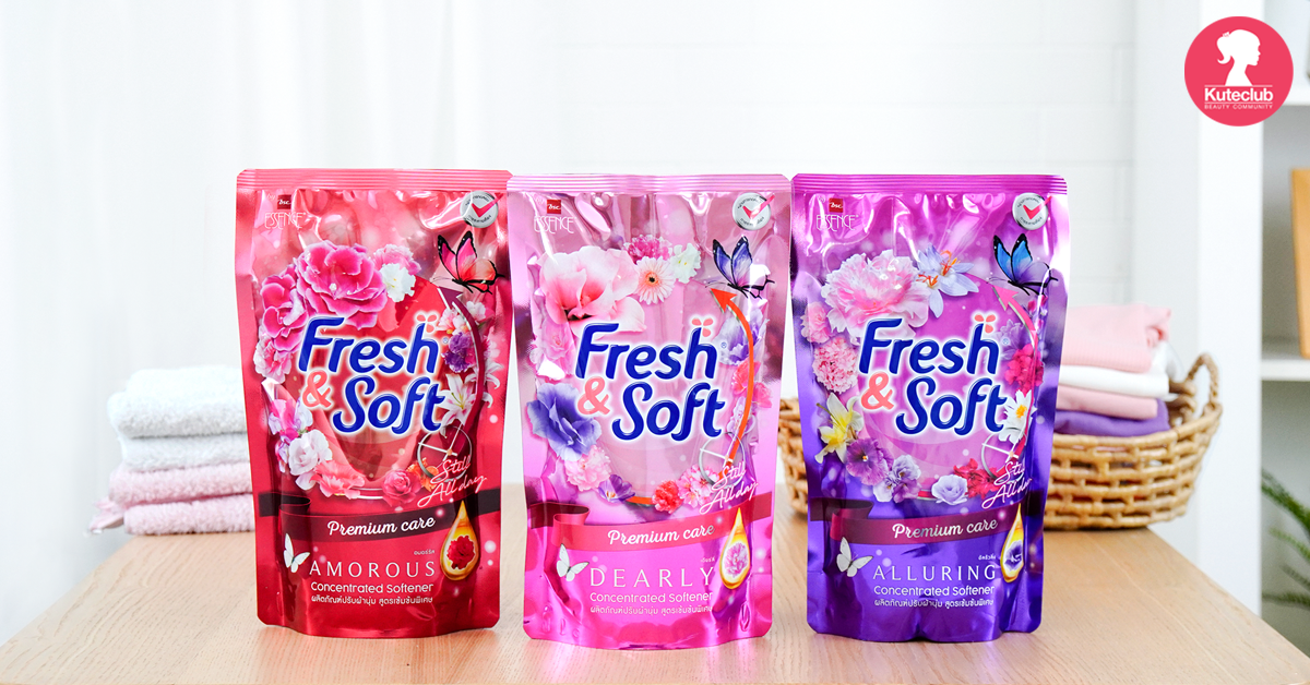 บอกลาผ้าเหม็นอับ !! #คิ้วท์ป้ายยา น้ำยาปรับผ้านุ่ม Fresh and Soft ความ ...